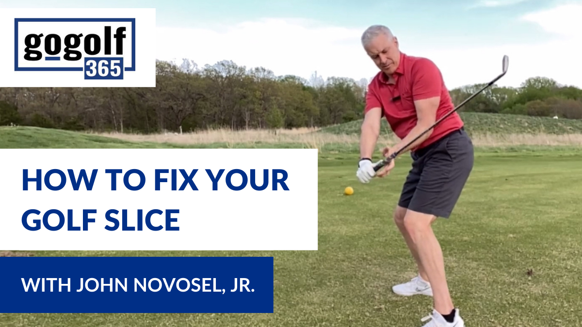 How to Fix Your Golf Slice with a Ball: 4 Easy Steps with John Novosel ...